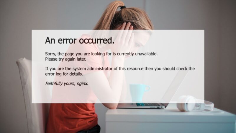 An error occurredエラーが表示された時の対処法まとめ