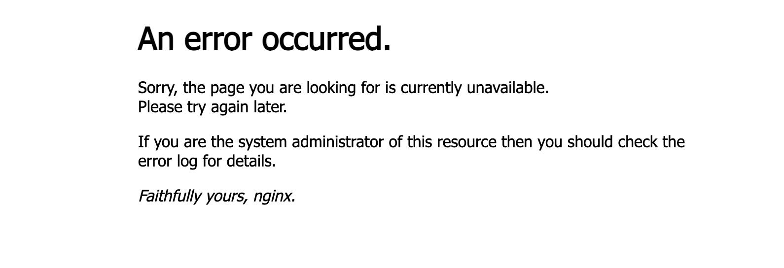 An error occurredエラーが表示された時の対処法まとめ